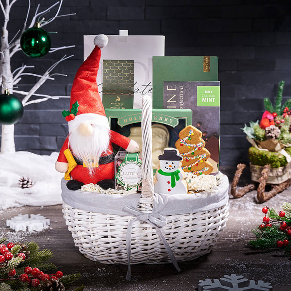 Santa & Sweet Treat Gift Basket – Christmas gift baskets – US delivery ...