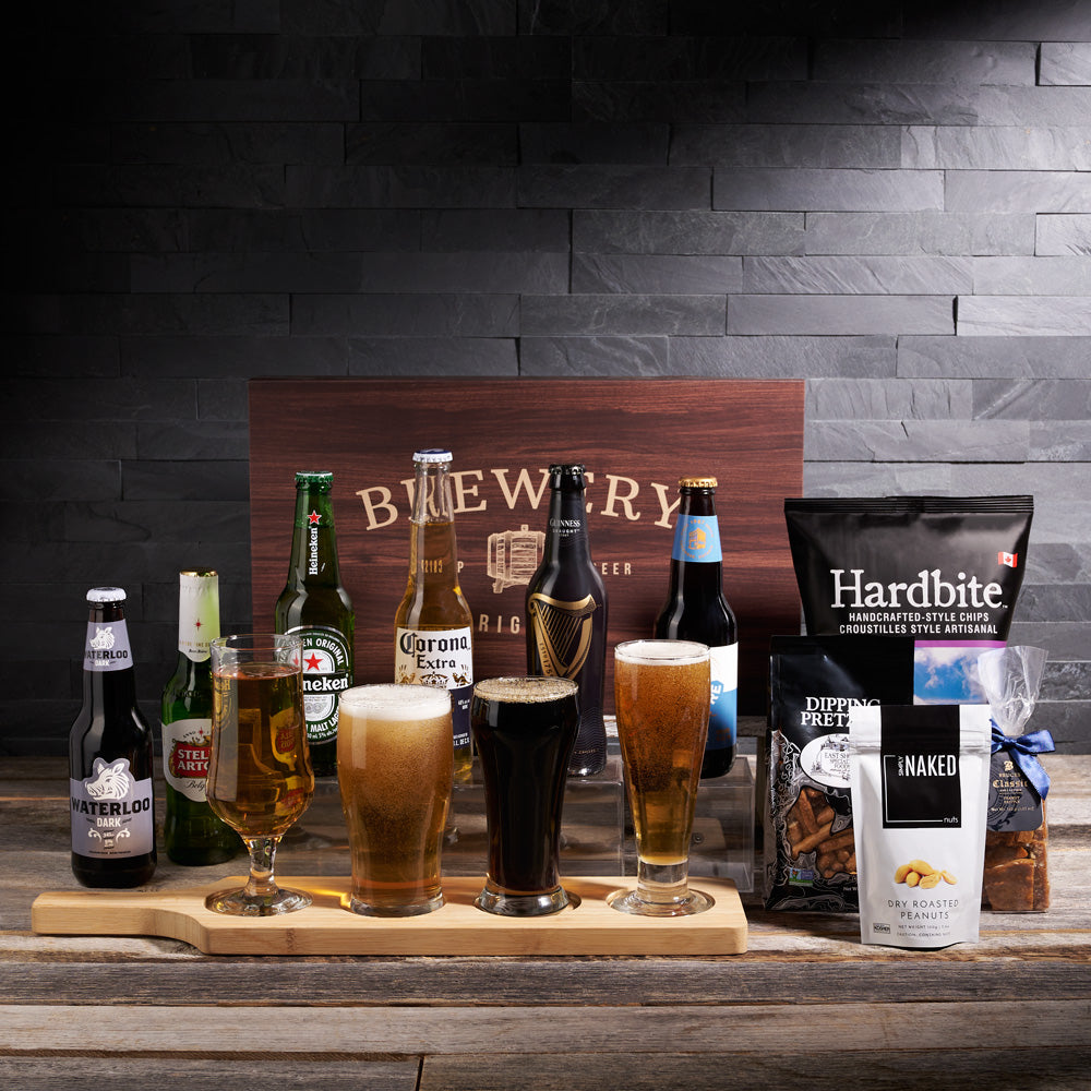 Complete Craft Beer Tasting Flight Gift – Beer basket - US delivery ...